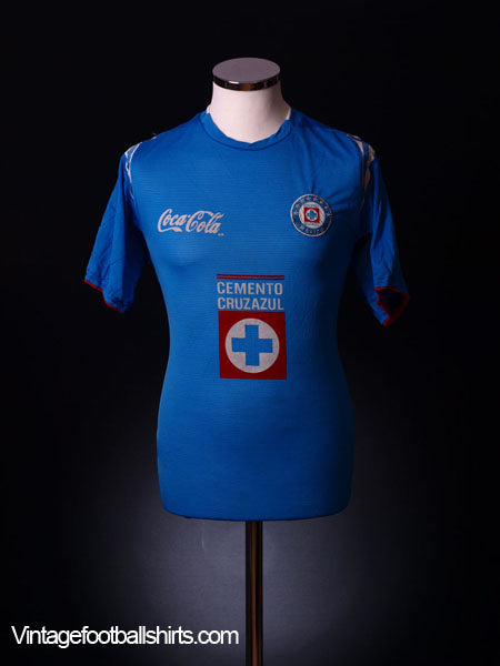 2005-06 Deportivo Cruz Azul Home Shirt S | Vintage Football Shirts