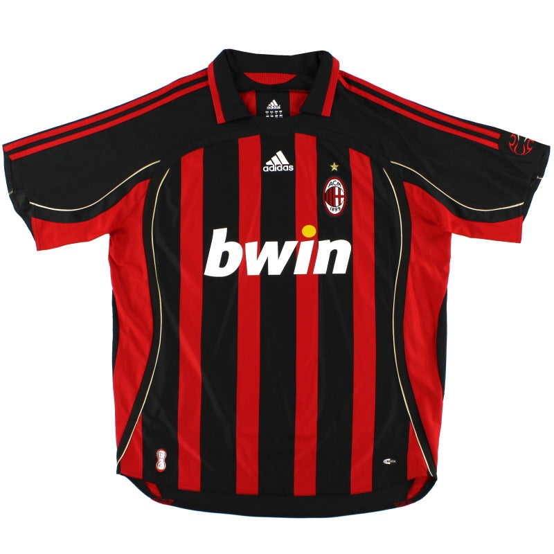 2006-07 AC Milan adidas Home Shirt S 060747 | Vintage Football Shirts