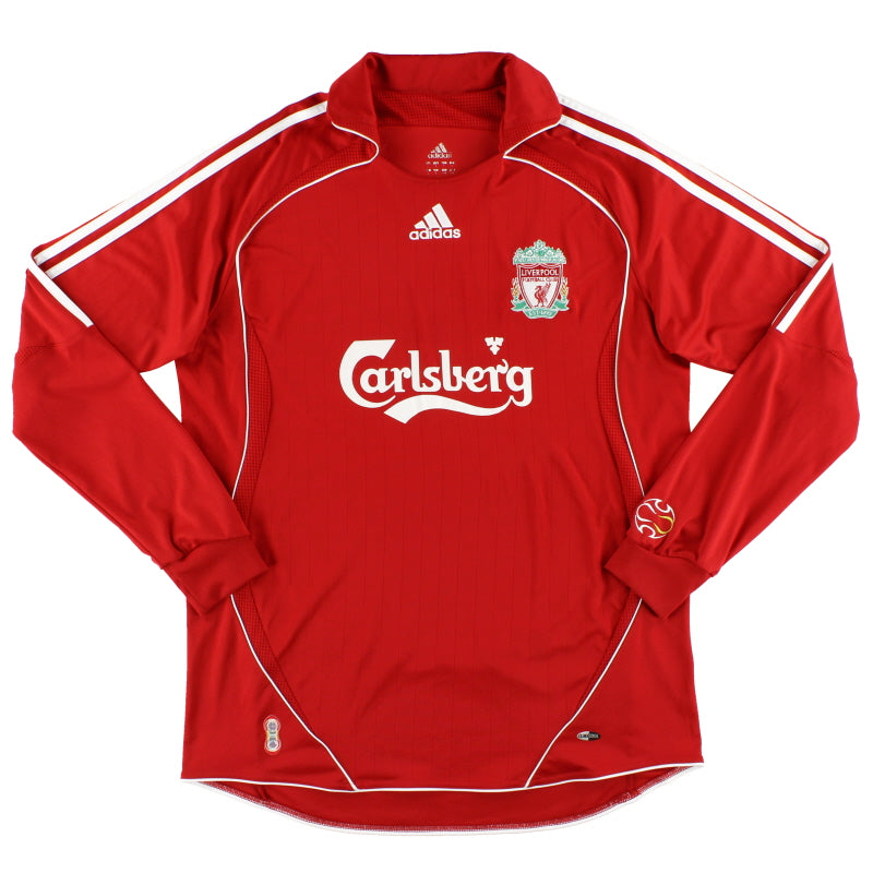 2006-07 Liverpool adidas Home Shirt L/S S 053326 | Vintage Football Shirts