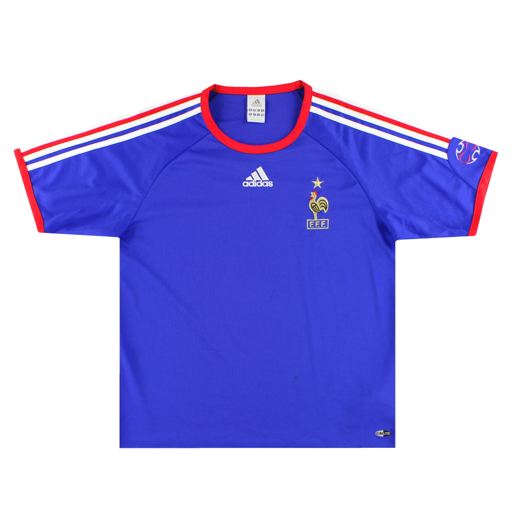 2006-07 France adidas Basic Home Shirt M 740126 | Vintage Football Shirts