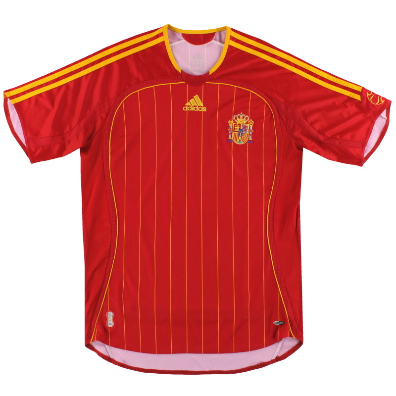 2006-08 Spain adidas Home Shirt L 740144 | Vintage Football Shirts