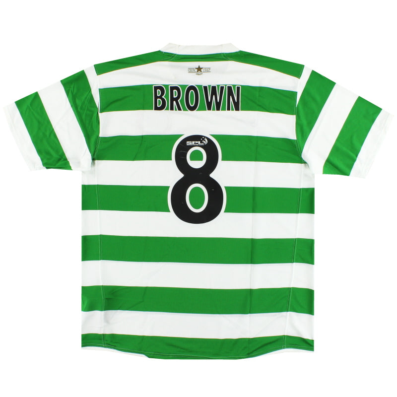 2007-08 Celtic Nike Home Shirt Brown #8 *w/tags* XL 217119-377 ...