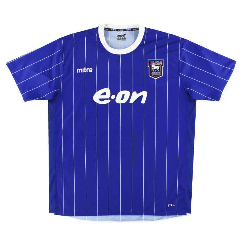 2007-08 Ipswich Mitre Home Shirt M | Vintage Football Shirts