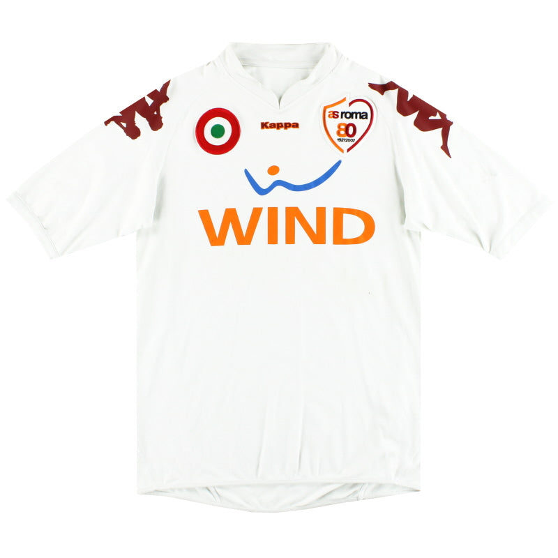 2007-08 Roma Kappa 80th Anniversary Away Shirt XL | Vintage Football Shirts