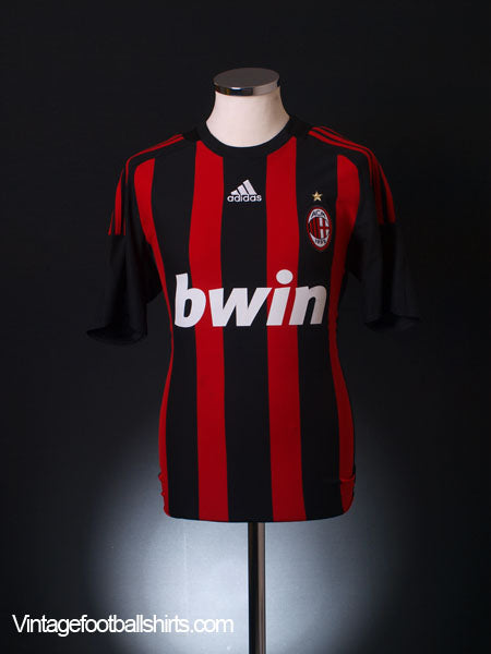 2008-09 AC Milan Home Shirt S | Vintage Football Shirts