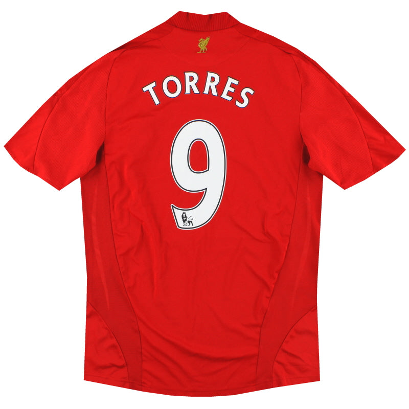 2008-10 Liverpool adidas Home Shirt Torres #9 M 313214 | Vintage ...