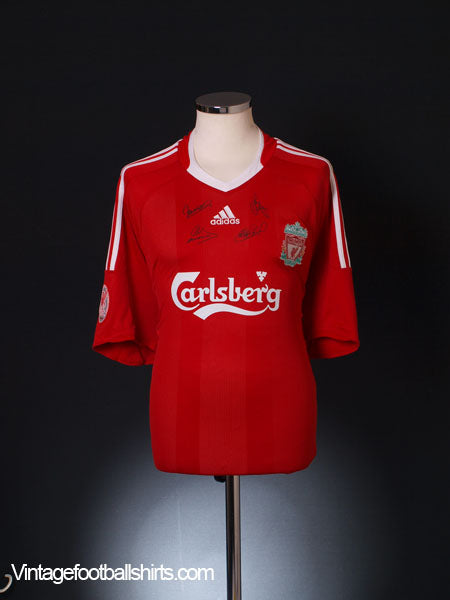 2008-10 Liverpool Limited Edition Signed Home Shirt *Mint* XL | Vintage ...