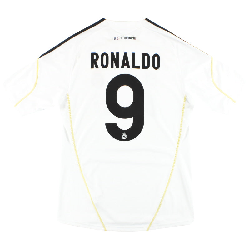 2009-10 Real Madrid adidas Home Shirt Ronaldo #9 M E84352 | Vintage ...