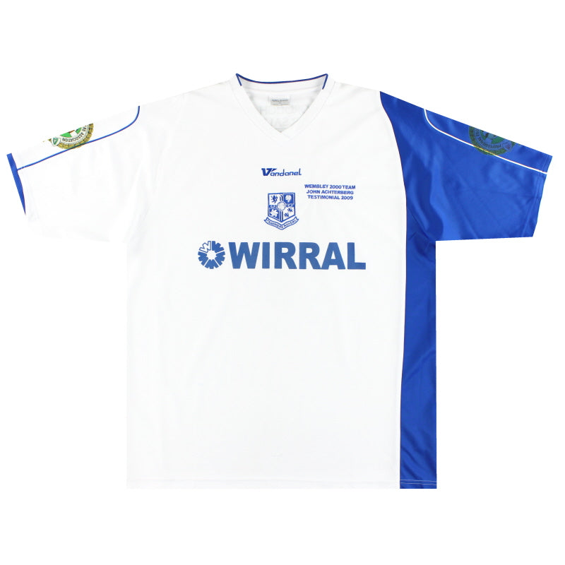 2009 Tranmere Rovers John Achterberg Testimonial Home Shirt #4 XL ...