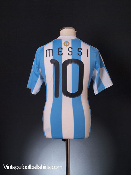 2010-11 Argentina Home Shirt S | Vintage Football Shirts
