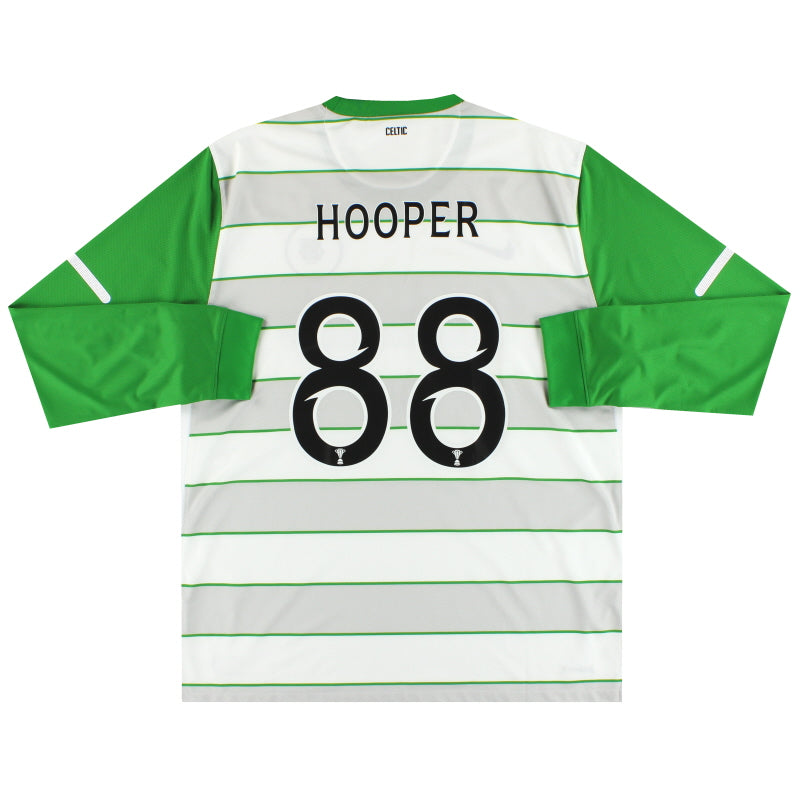2011-12 Celtic Nike Away Shirt Hooper #88 L/S XL | Vintage Football Shirts