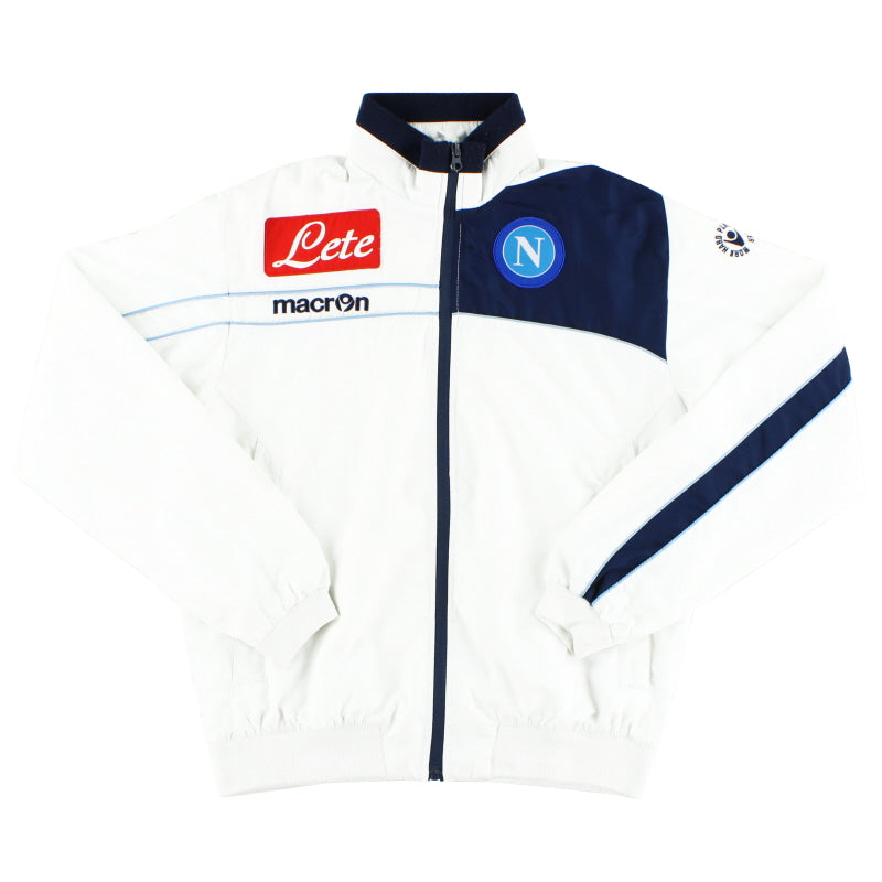 2011-12 Napoli Macron Player Issue Track Jacket XS | Vintage Football ...
