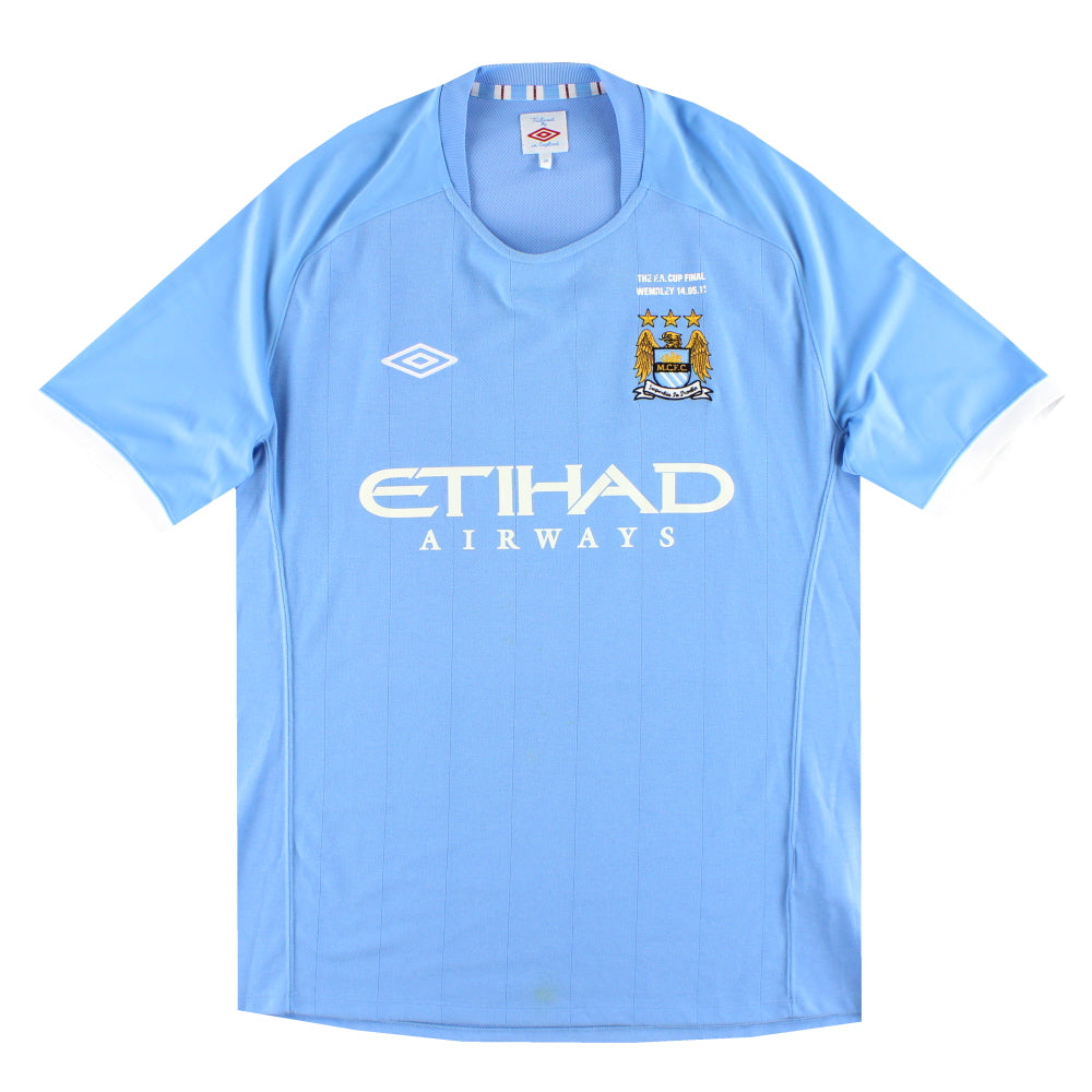 2010-11 Manchester City Umbro 'FA Cup' Home Shirt XL | Vintage Football ...