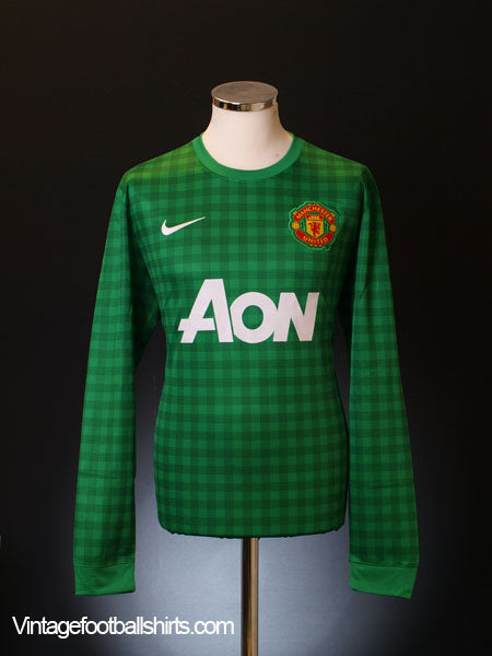 2012-13 Manchester United Goalkeeper Shirt *Mint* XL | Vintage Football ...
