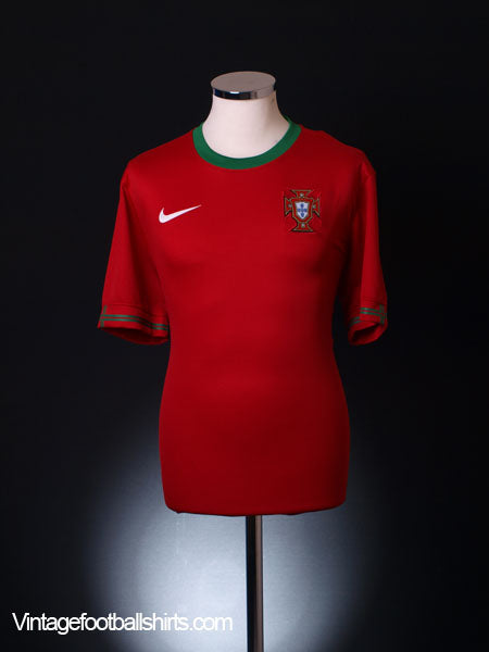 2012-14 Portugal Home Shirt M | Vintage Football Shirts