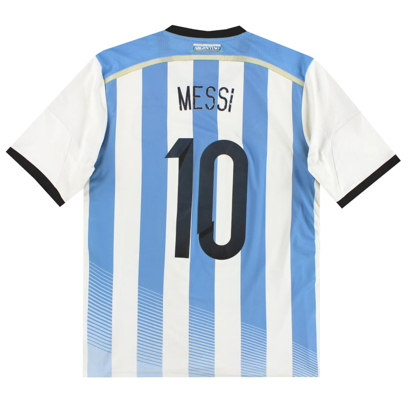 2013-15 Argentina adidas Home Shirt Messi #10 L G74569 | Vintage ...