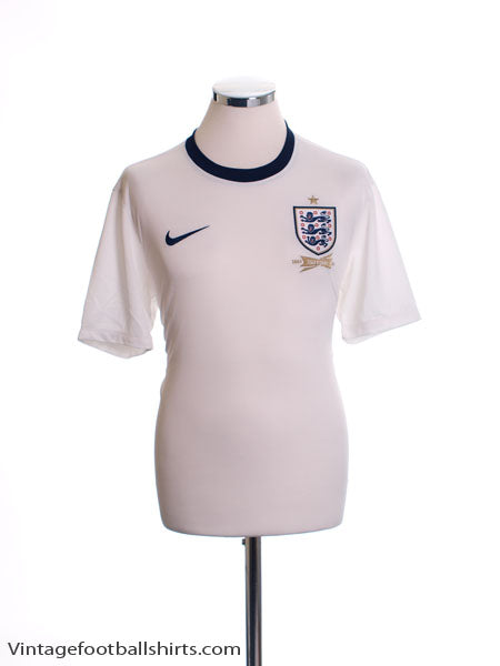 2013 England '150th Anniversary' Home Shirt S | Vintage Football Shirts