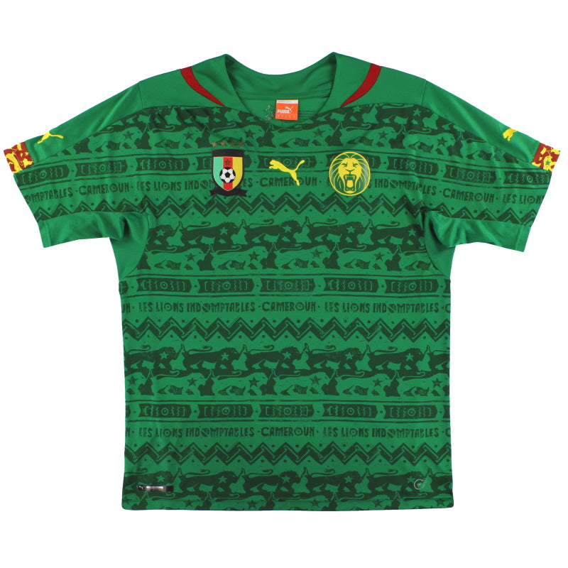 2014-15 Cameroon Puma Sample Home Shirt *As New* L | Vintage Football ...