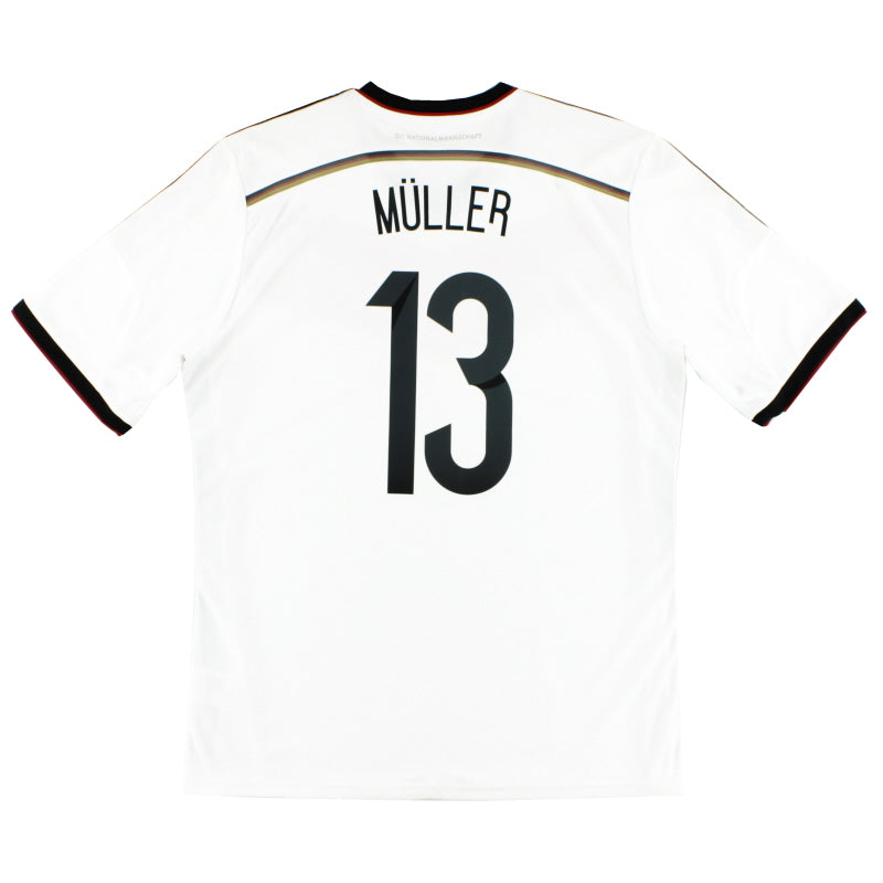 2014-15 Germany Home Shirt Muller #13 XL | Vintage Football Shirts