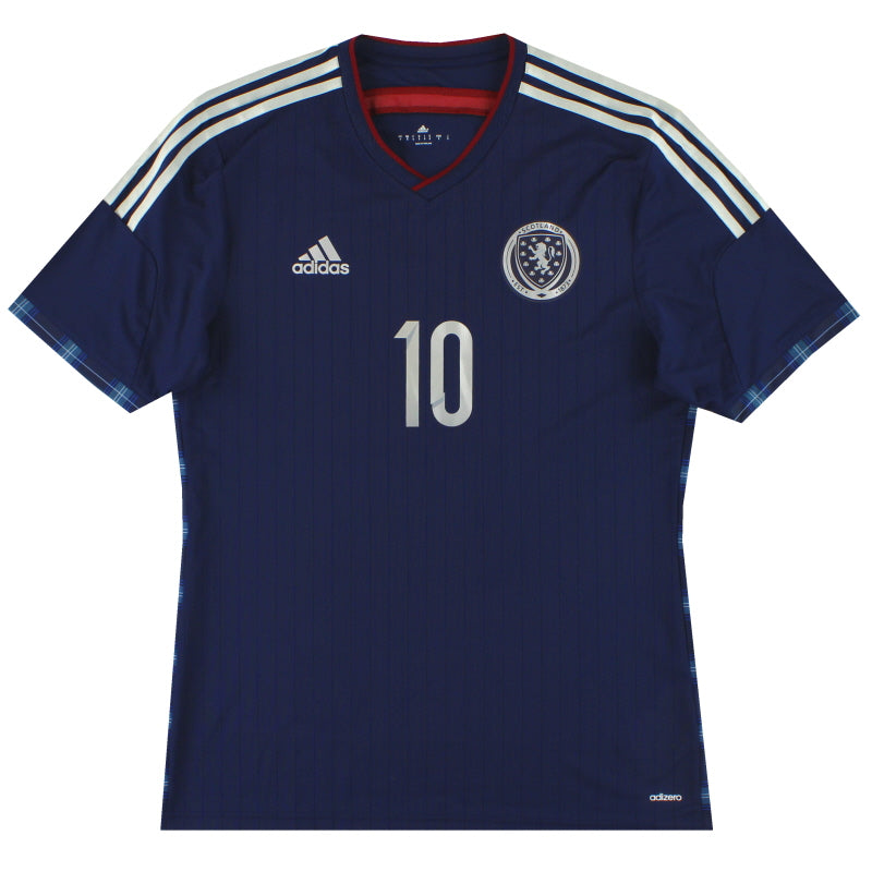 2014-15 Scotland adidas adizero Player Issue Home Shirt #10 M G87118 ...