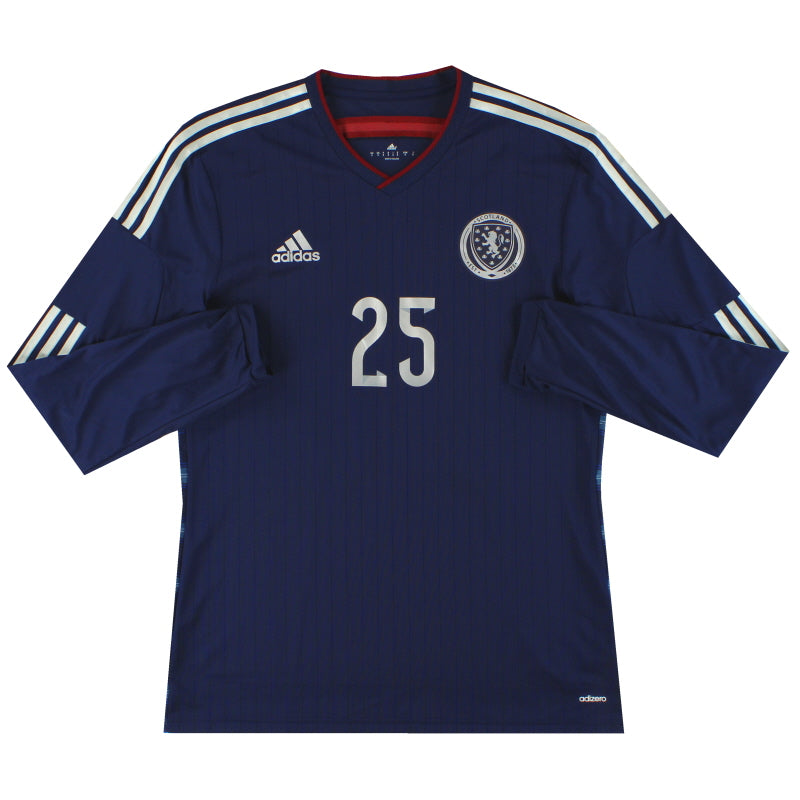 2014-15 Scotland adidas adizero Player Issue Home Shirt L/S *As New ...