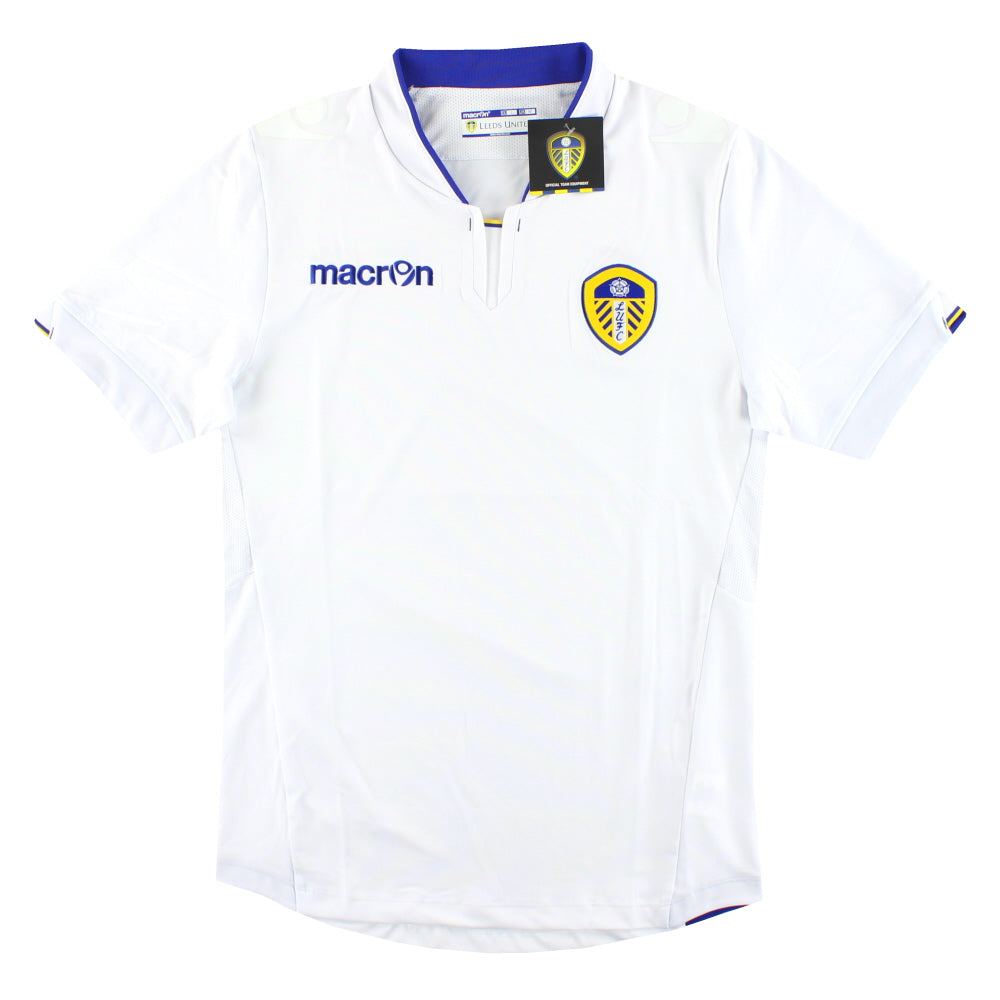 2014-15 Leeds Macron Home Shirt *w/tags* M SHIM69 | Vintage Football Shirts