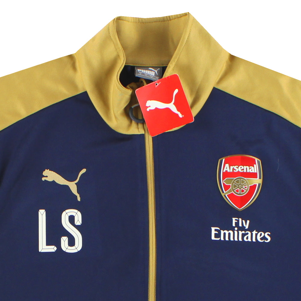 2015-16 Arsenal Puma Player Issue Track Jacket 'LS' *w/tags* L 747598 ...