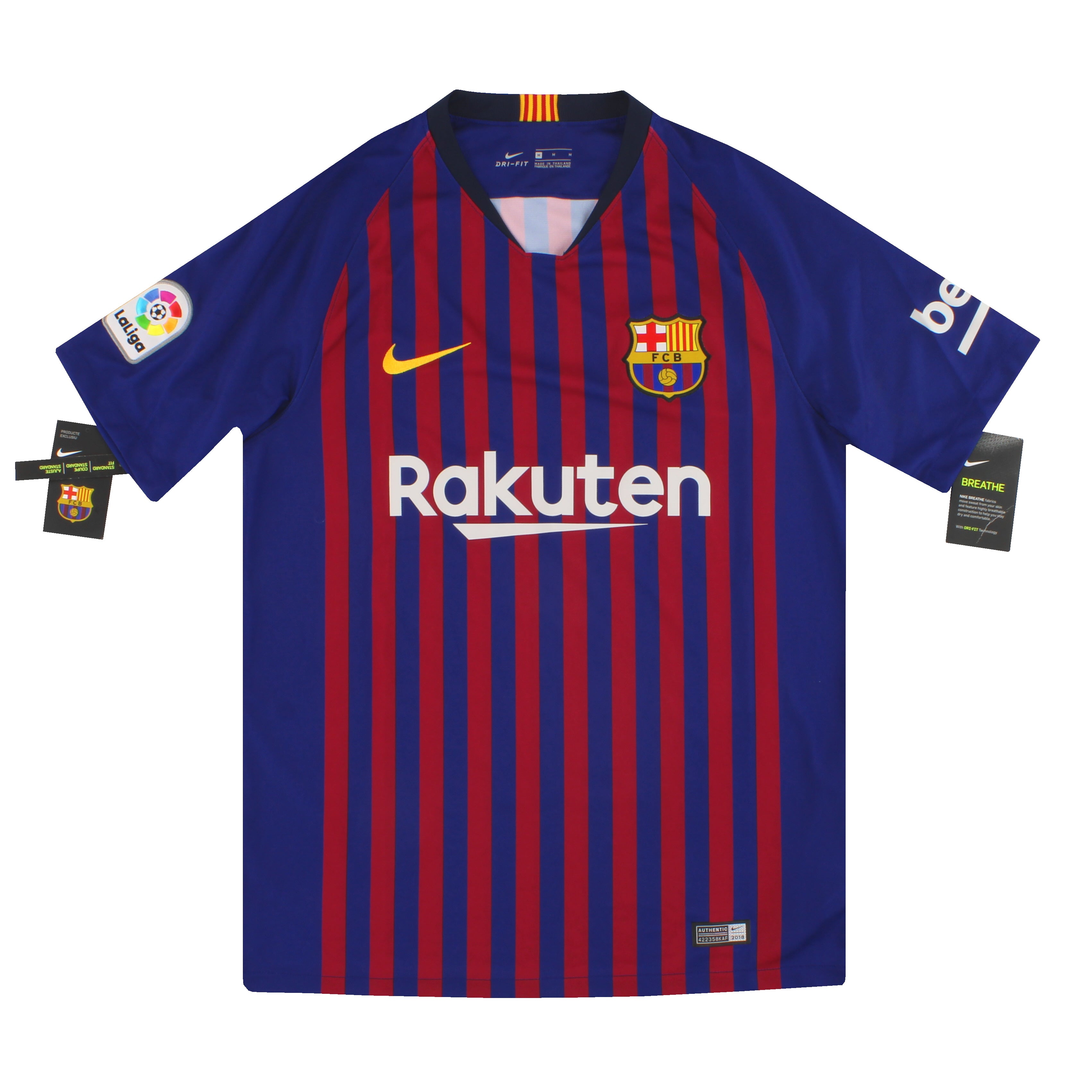 2018-19 Barcelona Nike Home Shirt *w/tags* M 894430-456 | Vintage ...