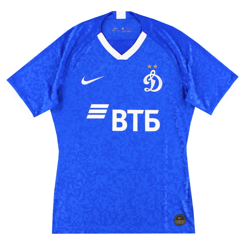 2019-20 Dynamo Moscow Nike Player Issue SAMPLE Home Shirt *As New* M ...