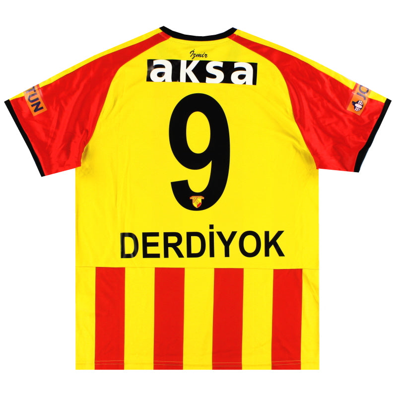 2019-20 Goztepe Puma Player Issue Home Shirt Derdiyok #9 *As New* L ...