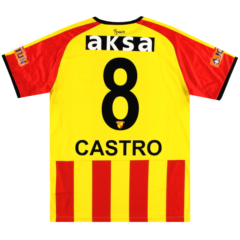 2019-20 Goztepe Puma Player Issue Home Shirt Castro #8 *As New* M ...