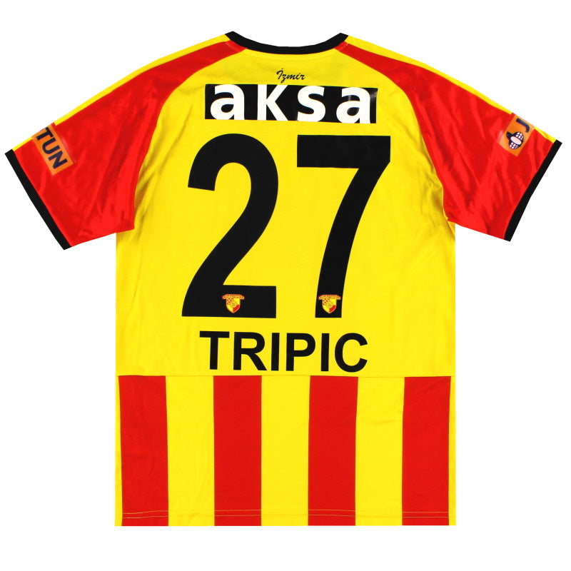 2019-20 Goztepe Puma Player Issue Home Shirt Tripic #27 *As New* S ...