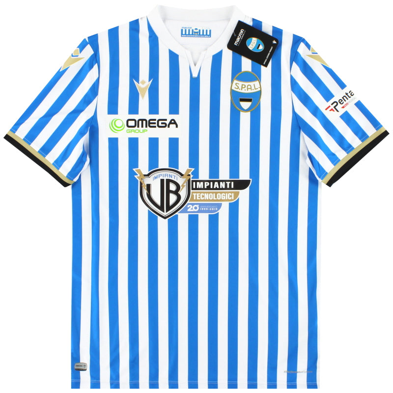 2019-20 SPAL Macron Player Issue Home Shirt Valoti #8 *w/tags* L ...
