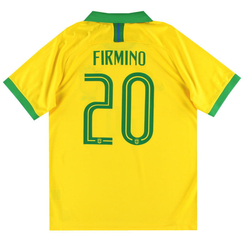 2019 Brazil Nike Home Shirt Firmino #20 *Mint* M 724614-100 | Vintage ...