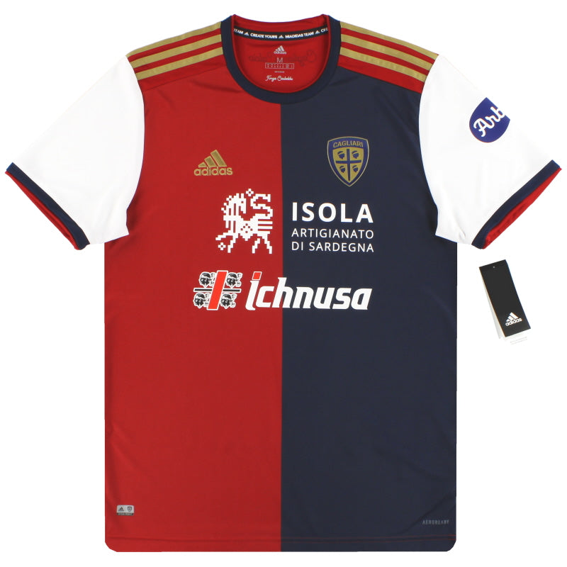 2020-21 Cagliari adidas Centenary Home Shirt *w/tags* CE8714 | Vintage ...