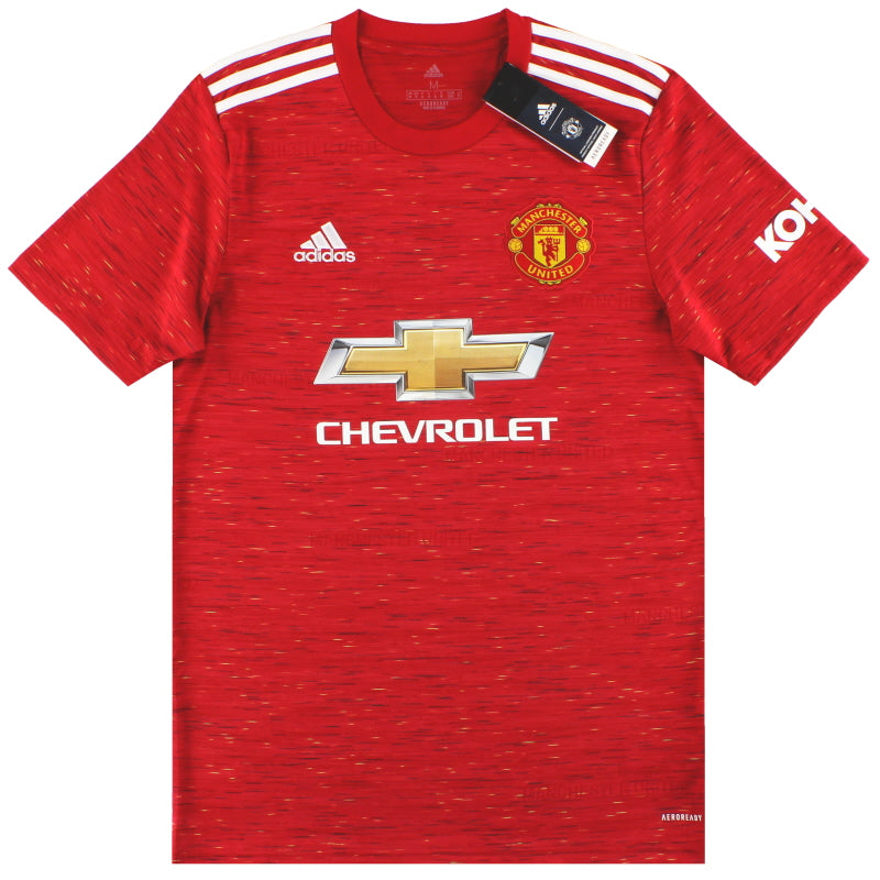 2020-21 Manchester United adidas Home Shirt *w/tags* GC7958 | Vintage ...