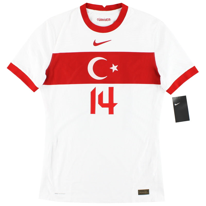 2020-21 Turkey Nike Vapor Away Shirt #14 *w/tags* M CD8007-100 ...