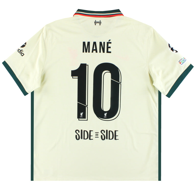 2021-22 Liverpool Nike Away Shirt Mane #10 *As New* XL DB2558-111 ...