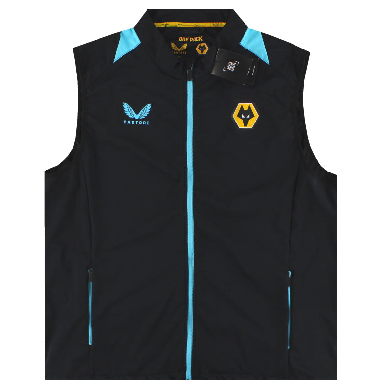 2021-22 Wolves Castore Pro Training Bench Gilet *w/tags* S TM0060A ...
