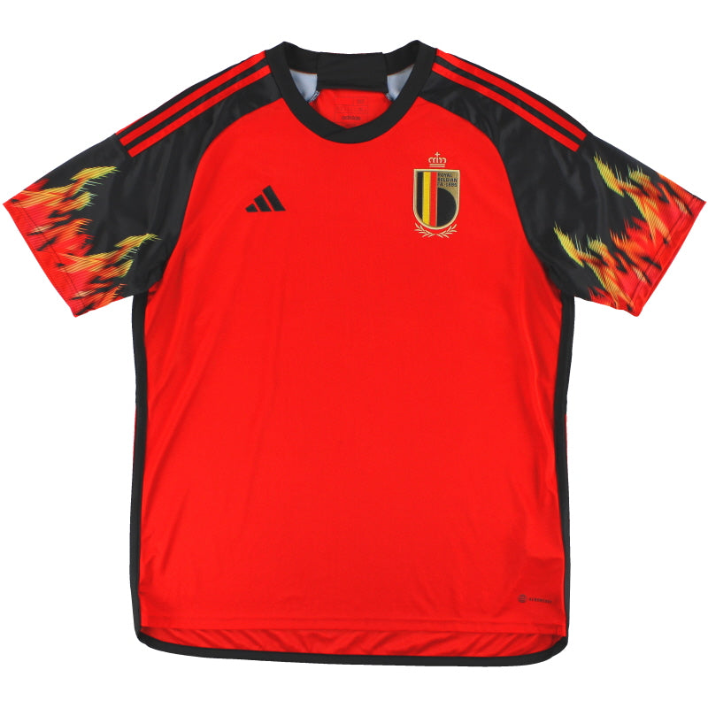 2022-23 Belgium adidas Home Shirt *As New* XL HD9412 | Vintage Football ...
