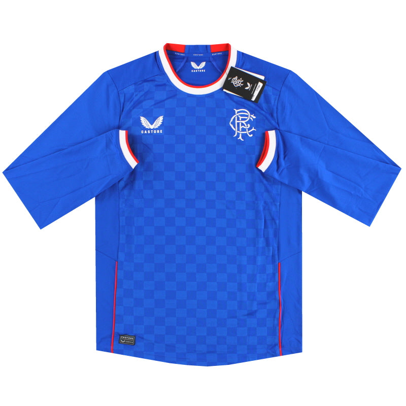 2022-23 Rangers Castore Pro Home Shirt L/S *BNIB* L TM0845NS | Vintage ...