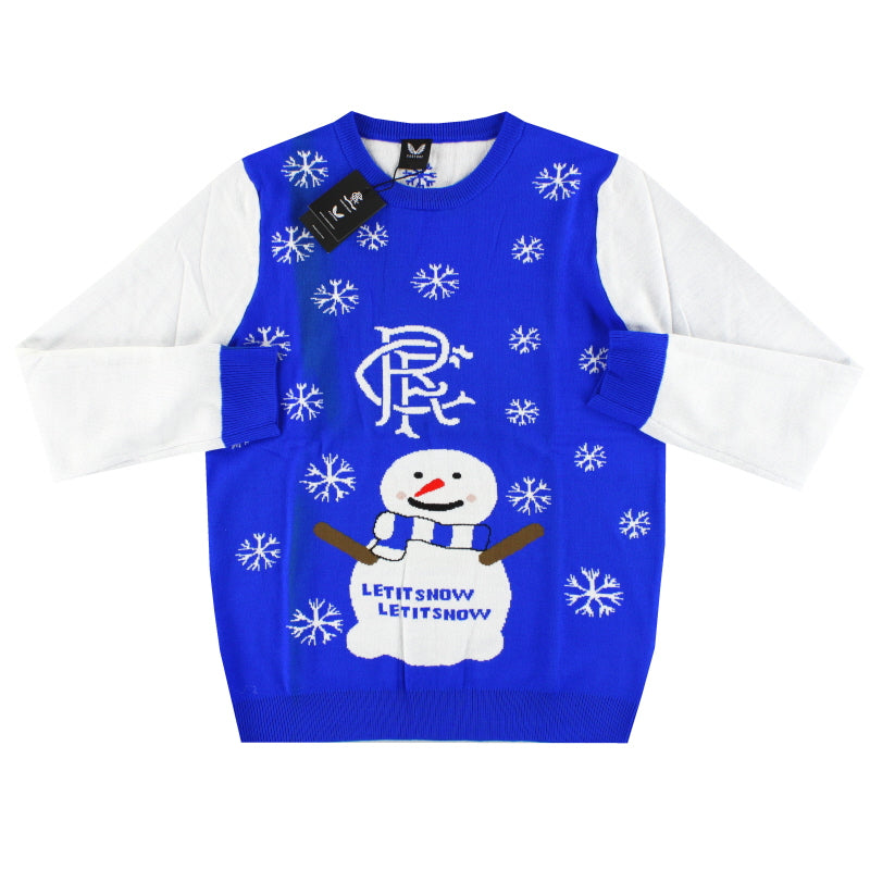 2022-23 Rangers Castore Snowman Christmas Jumper *w/tags* L | Vintage ...