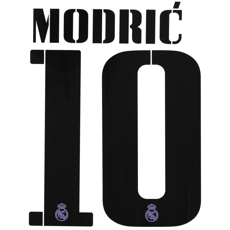 2022-23 Real Madrid Modric #10 CL Home Name Set *BNIB* W23-AV6731 ...