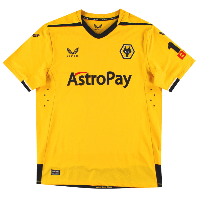 2022-23 Wolves Castore Pro Home Shirt *As New* XL TM0612 | Vintage ...