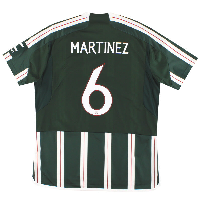 2023-24 Manchester United adidas Away Shirt Martinez #6 *As New* XL ...