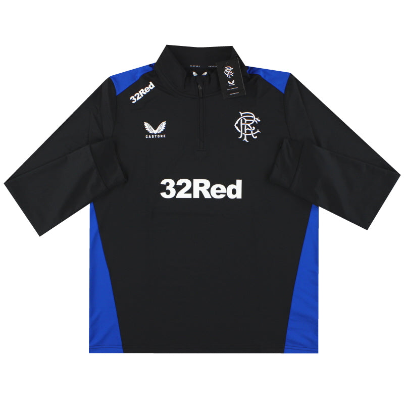 2023-24 Rangers Castore Players 1/4 Zip Training Top *BNIB* TM3395-008 ...