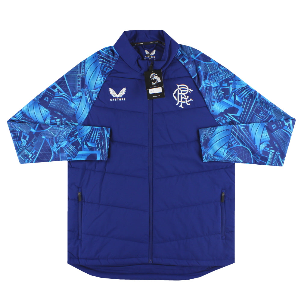 2023-24 Rangers Castore Stadium Print Hybrid Jacket *w/tags* L TM5529 ...