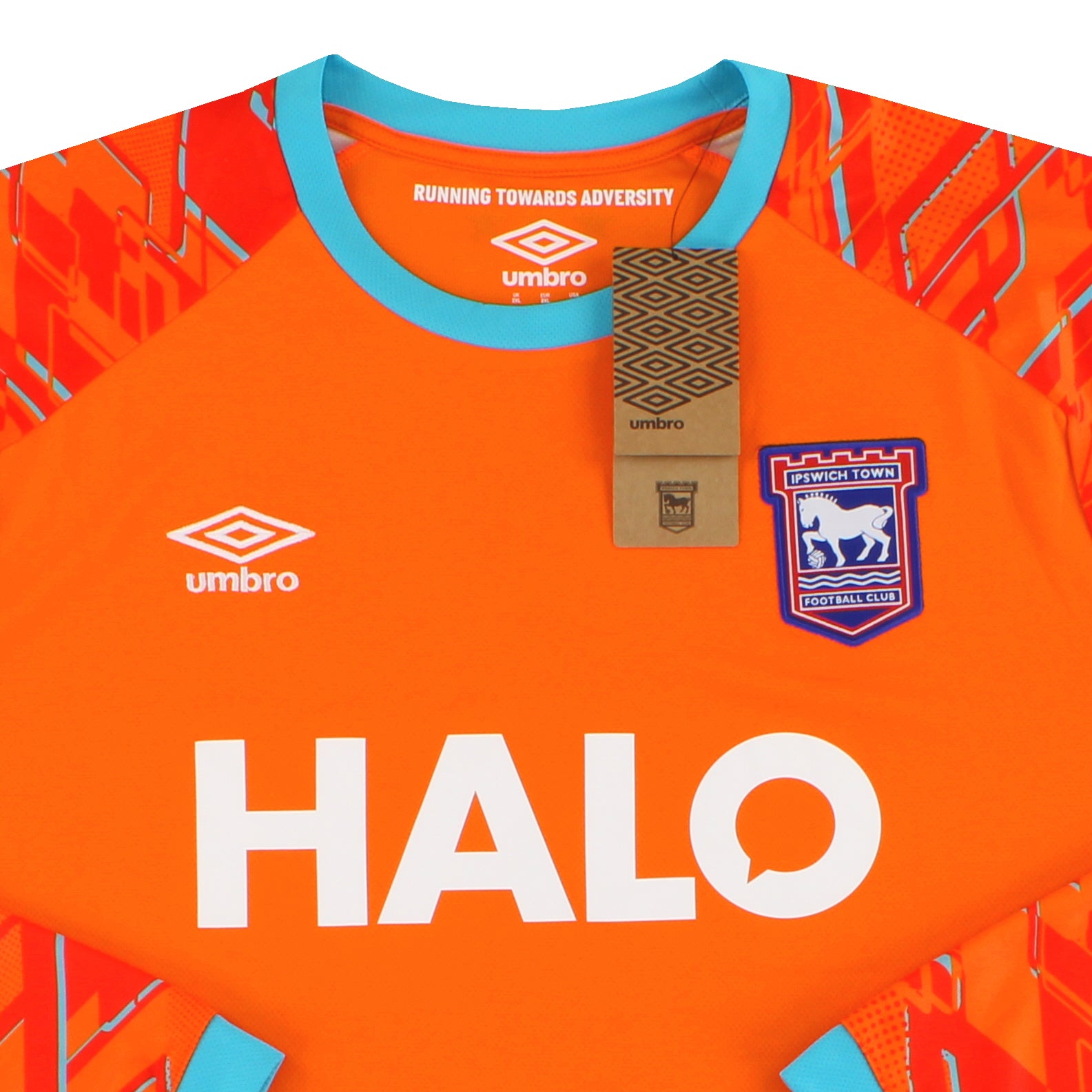 2025-26 Ipswich Umbro Goalkeeper Shirt L/S *w/tags* XXL TM12736-080 ...