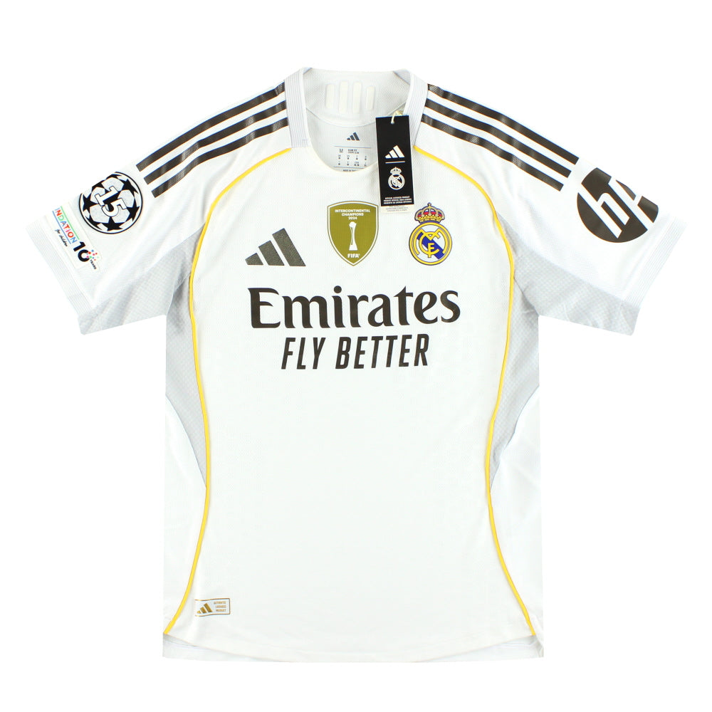 2025-26 Real Madrid adidas Authentic Home Shirt *w/tags* M JV5918 ...