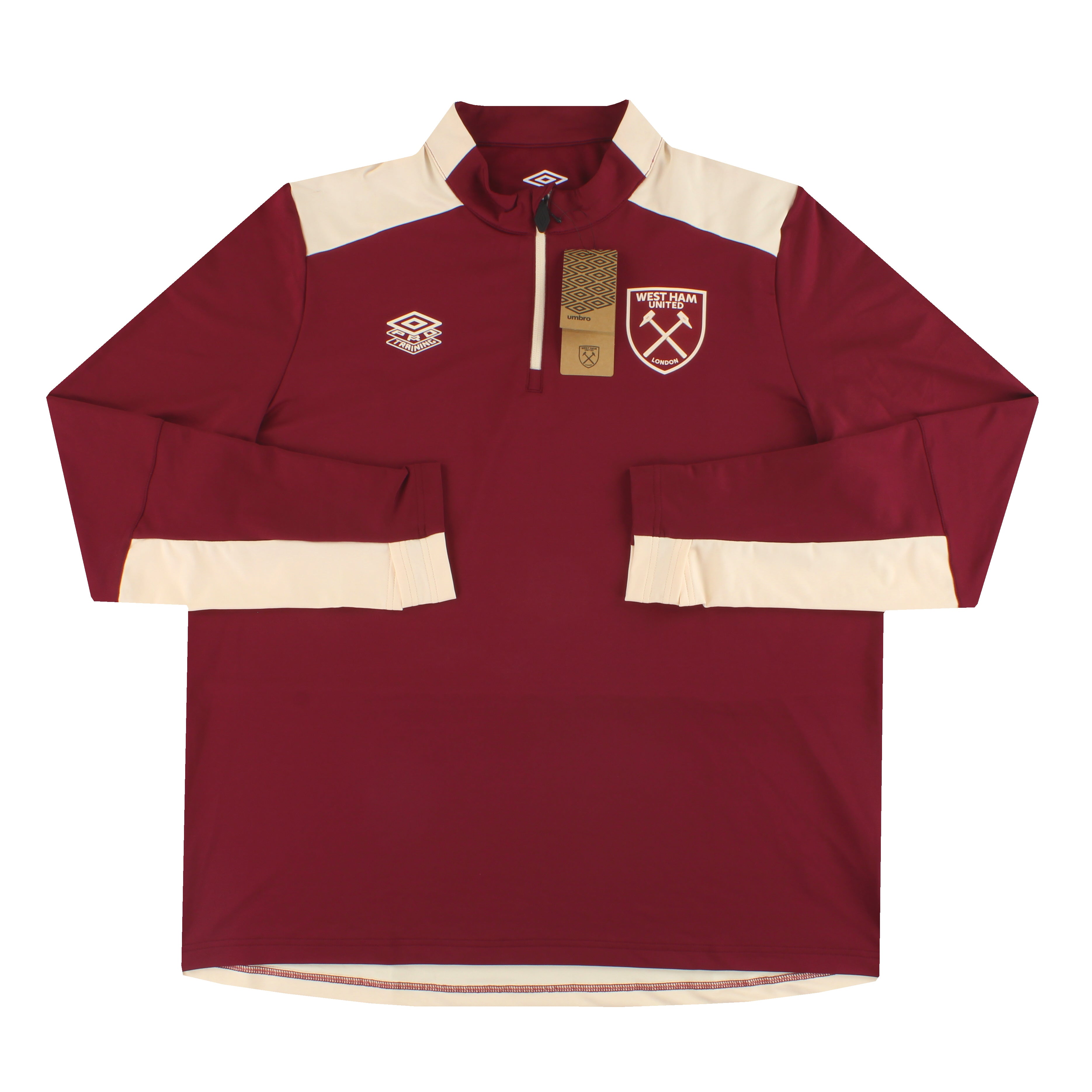 2025-26 West Ham Umbro Player 1/4 Zip Top *w/tags* XXL TM13880-061 ...